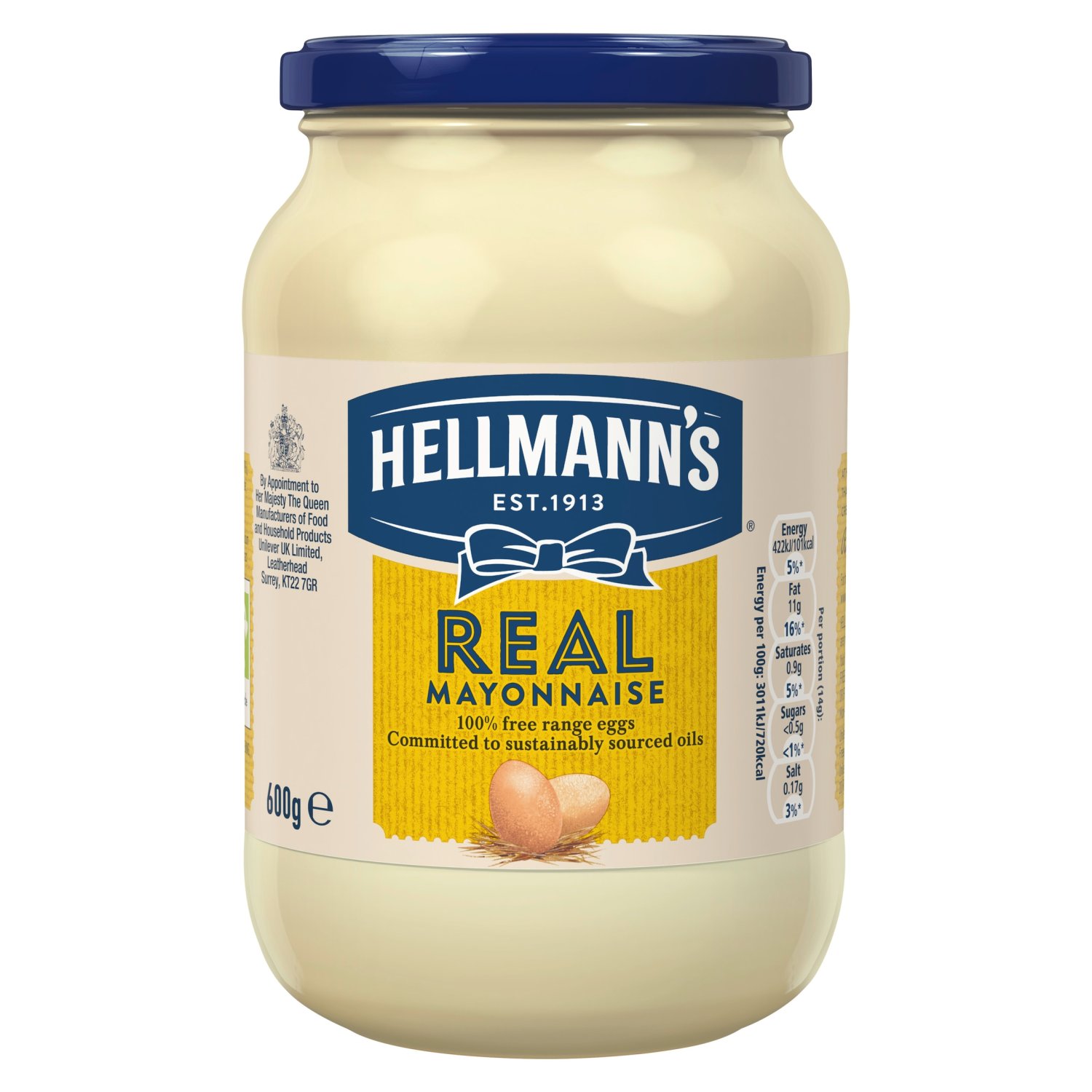 Hellmann's Real Mayonnaise (600 g) - Storefront EN