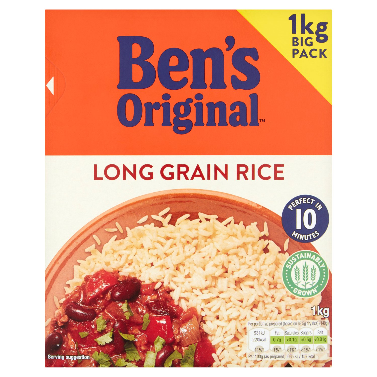 Ben's Original Loose Long Grain Rice (1 kg) - Storefront EN