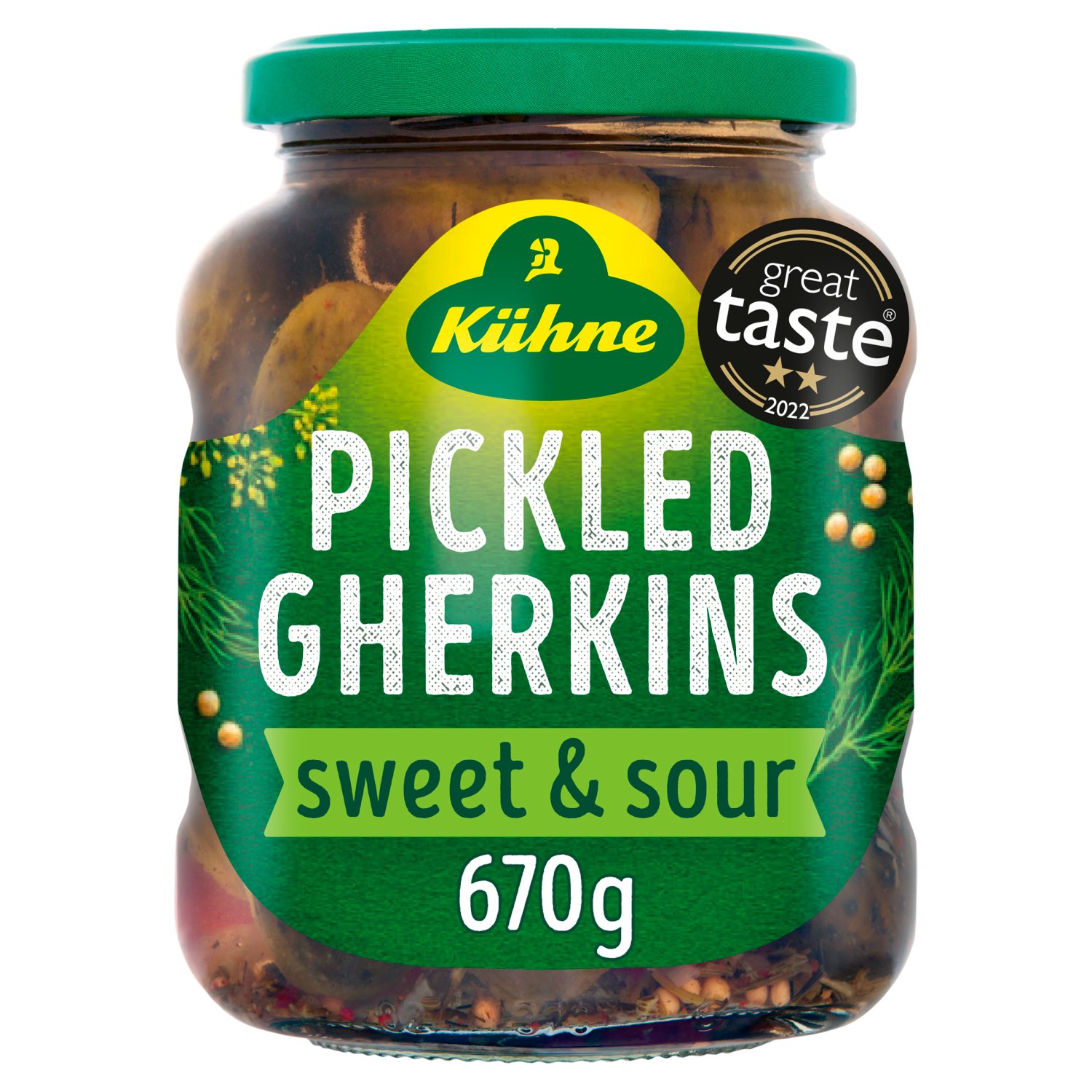 Kuhne Pickled Gerkins (670 g) - Storefront EN