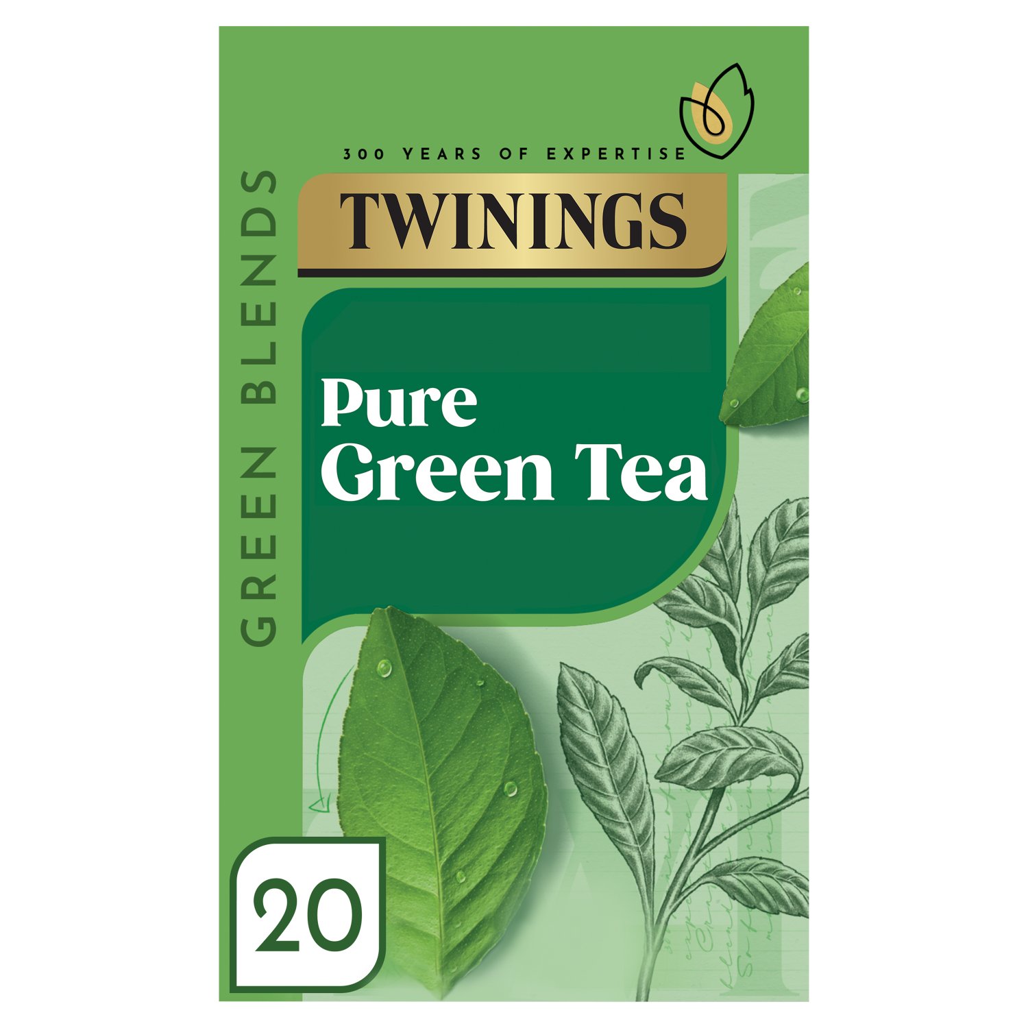 Twinings Pure Green Tea 20 Pack (50 g) - Storefront EN