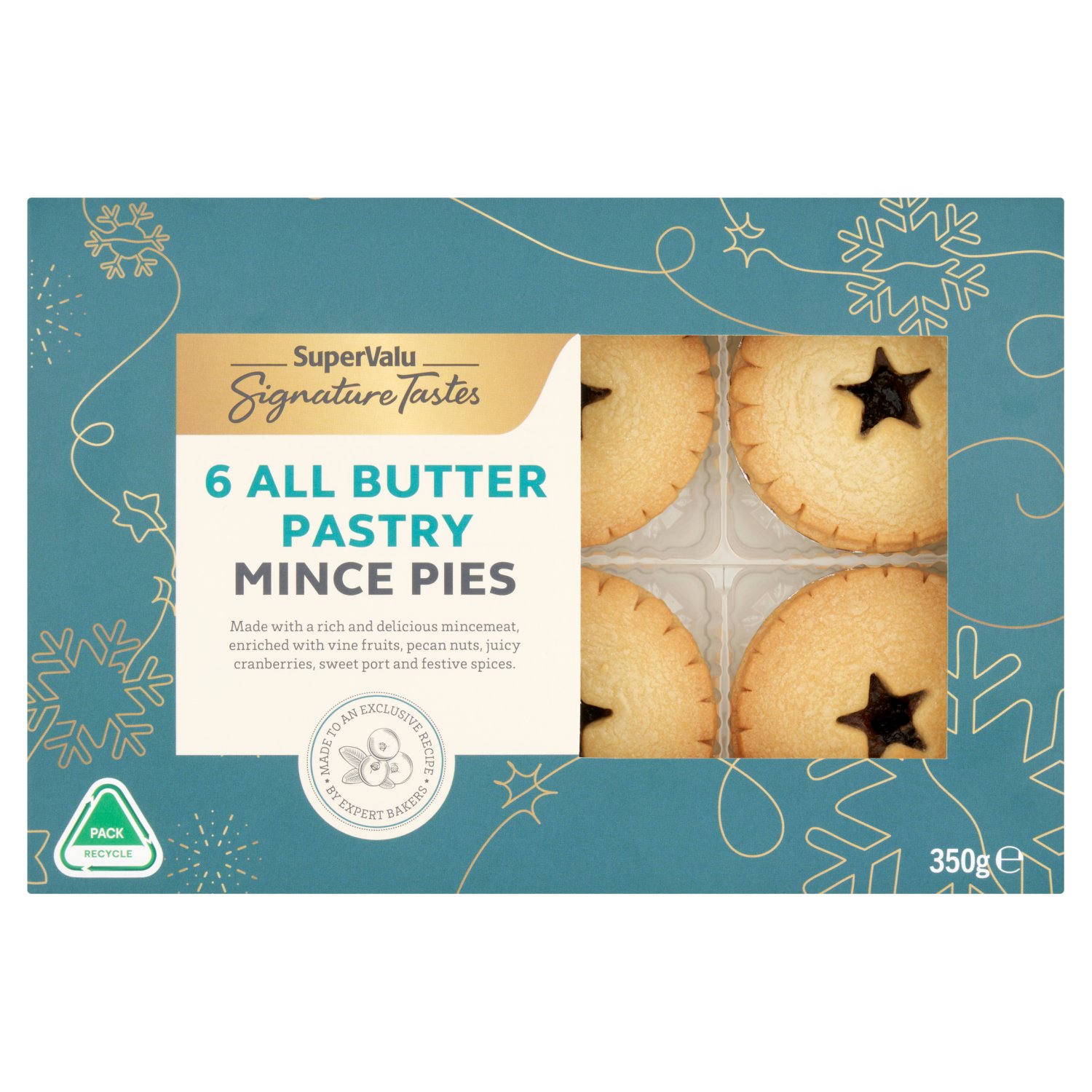SuperValu Signature Tastes Mince Pies 6 Pack (350 g) - Storefront EN