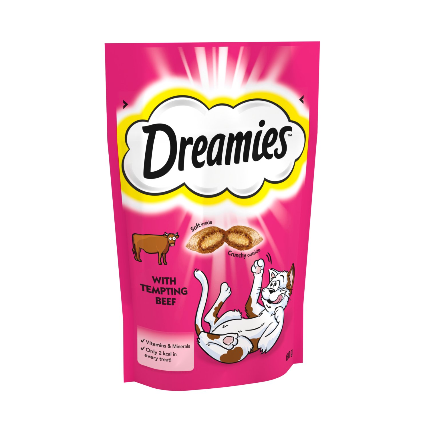 Dreamies with Beef Cat Treats (60 g) - Storefront EN