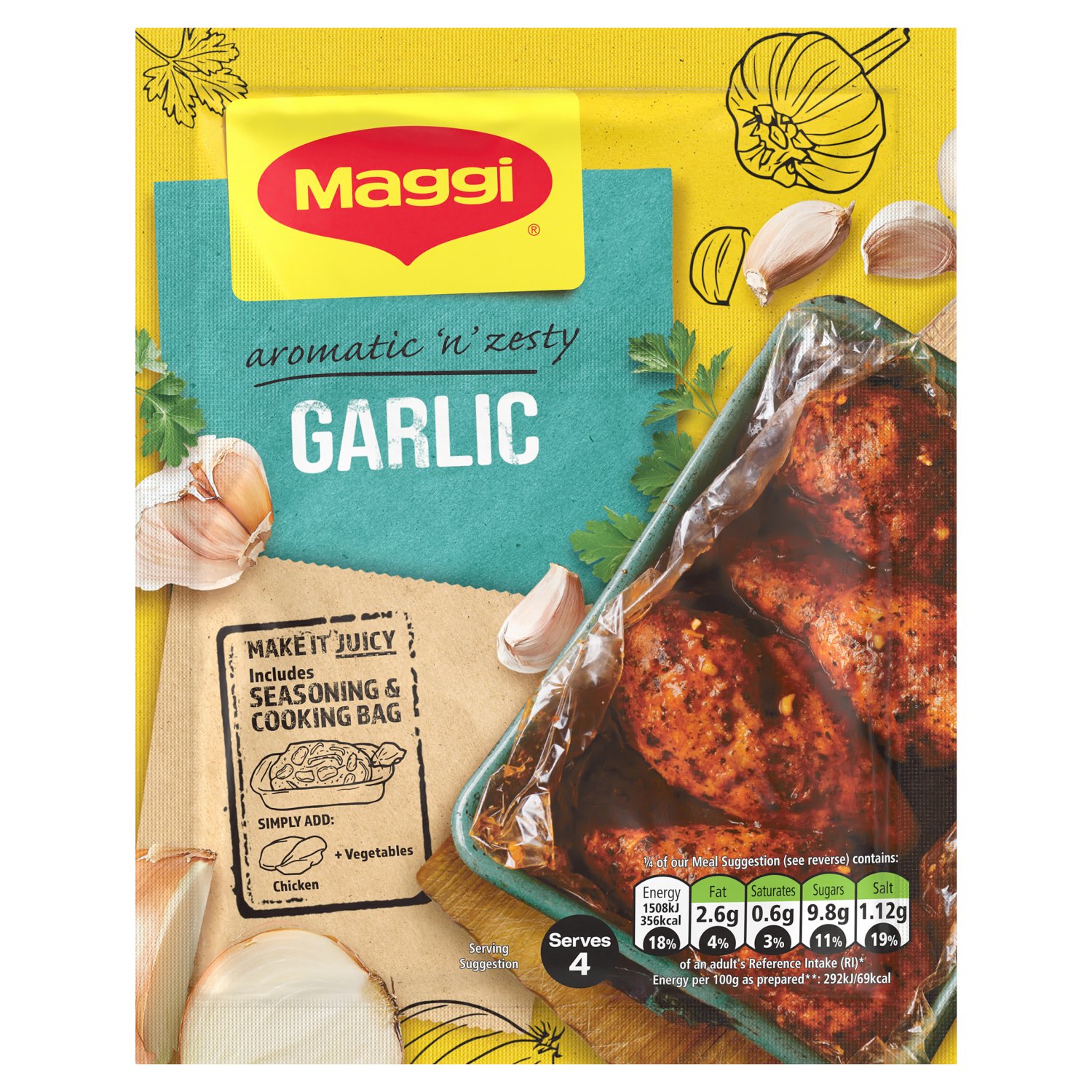 Maggi So juicy Chicken & Garlic (30 g) - Storefront EN