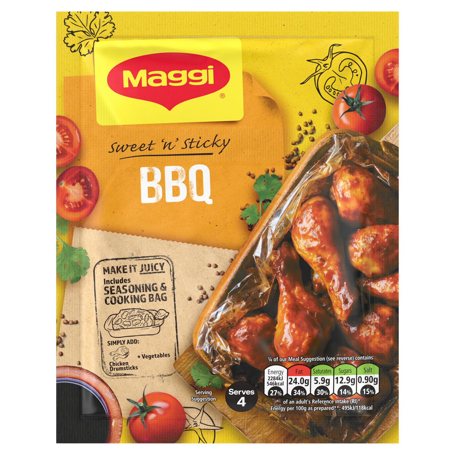 Maggi So Juicy Bbq Chicken (41 g) - Storefront EN
