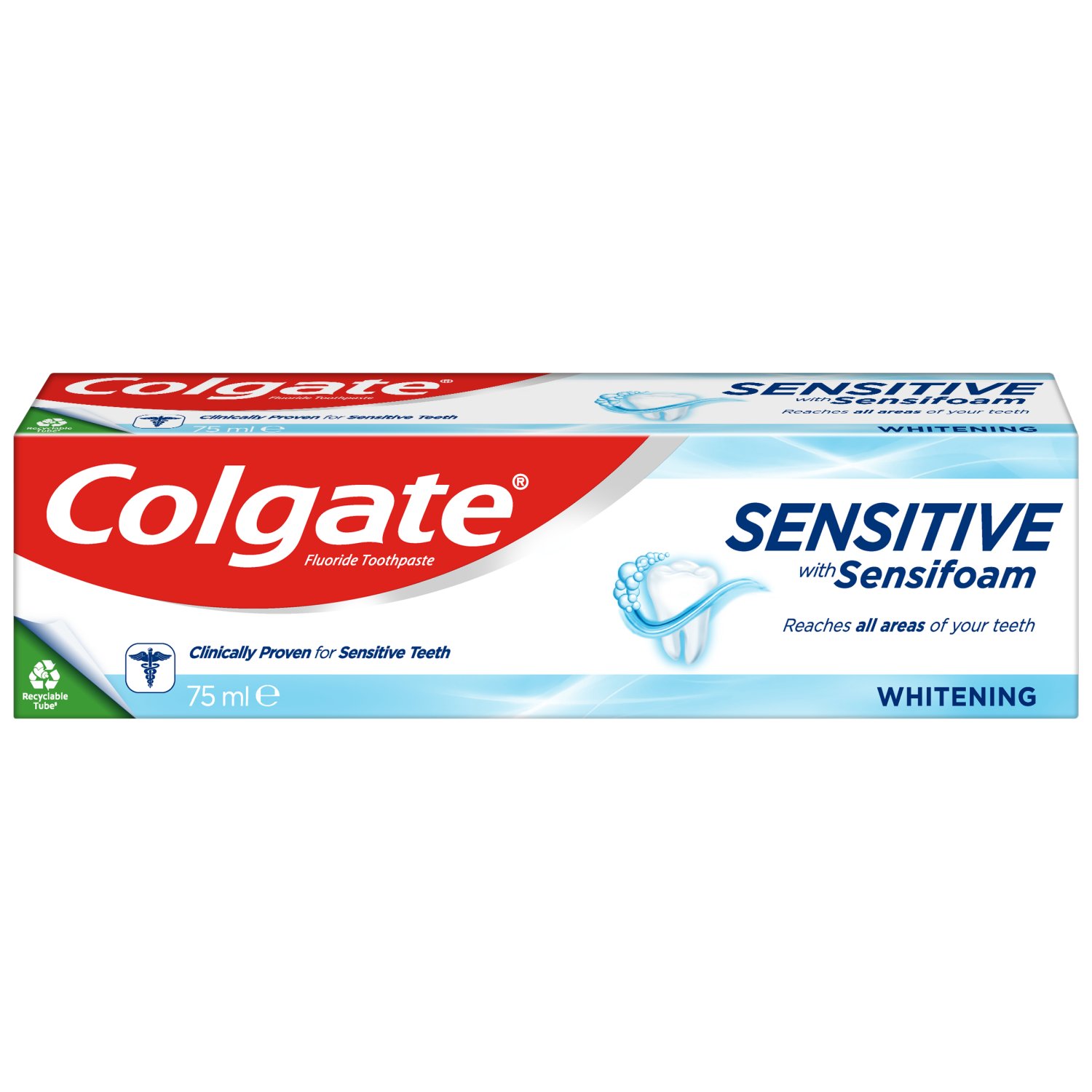 Colgate Sensitive with Sensifoam Whitening Toothpaste (75 ml ...
