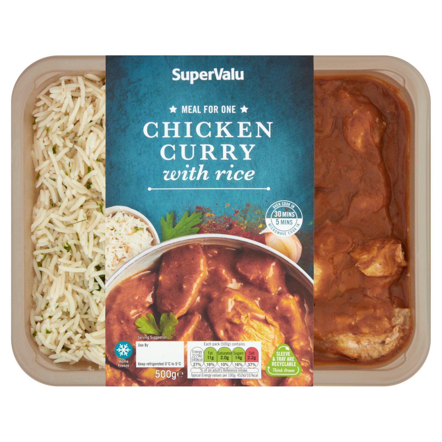 SuperValu Chicken Curry & Rice (500 g) - Storefront EN