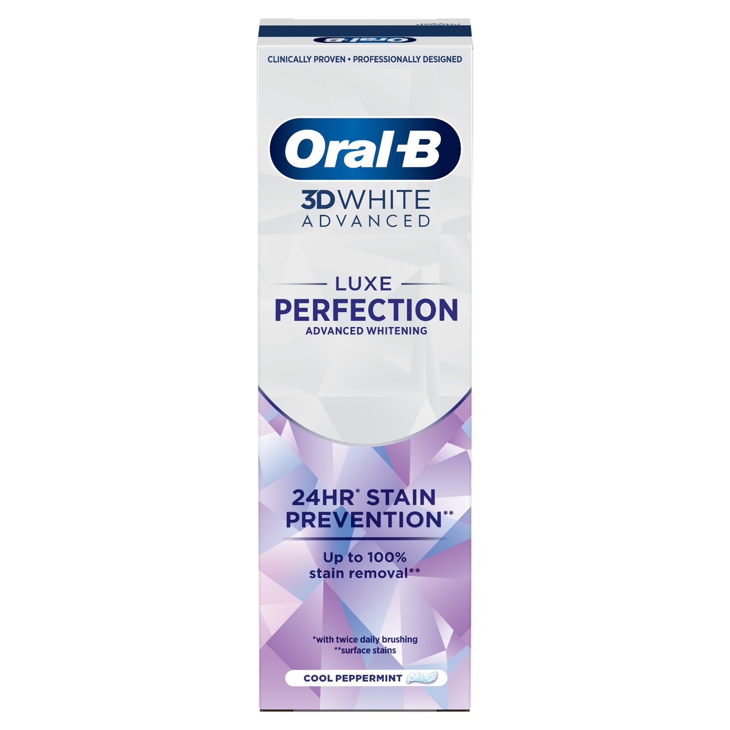 Oral-B 3DWhite Luxe Perfection Toothpaste (75 ml) - Storefront EN