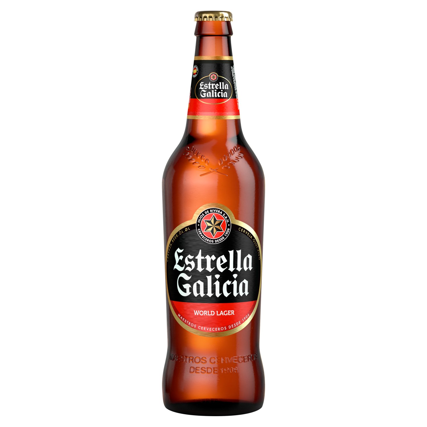 Estrella Galicia World Lager Bottle (660 ml) - Storefront EN