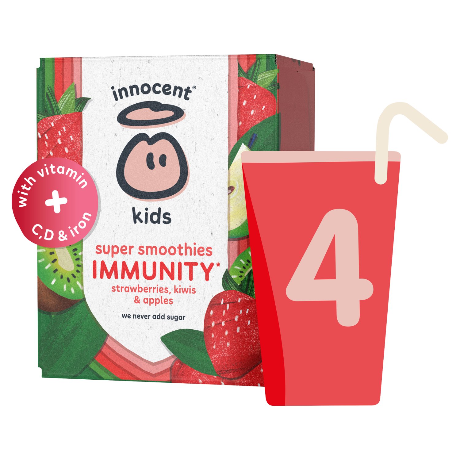 Innocent Kids Super Smoothie Strawberry Burst (600 ml) - Storefront EN