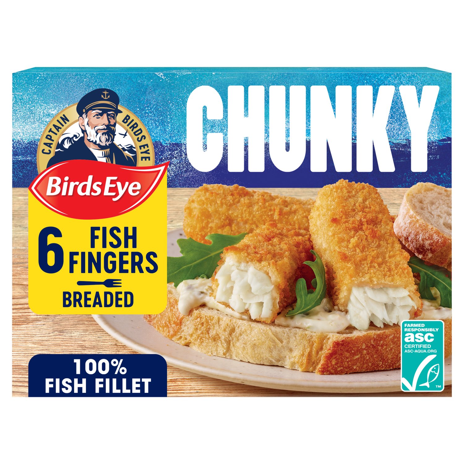 Birds Eye Chunky Fish Fingers 6 Pack (360 g) - Storefront EN