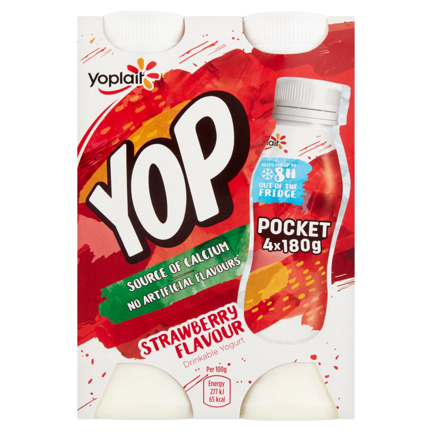 Yop Strawberry Yogurt Drink 4 Pack (180 g) - Storefront EN