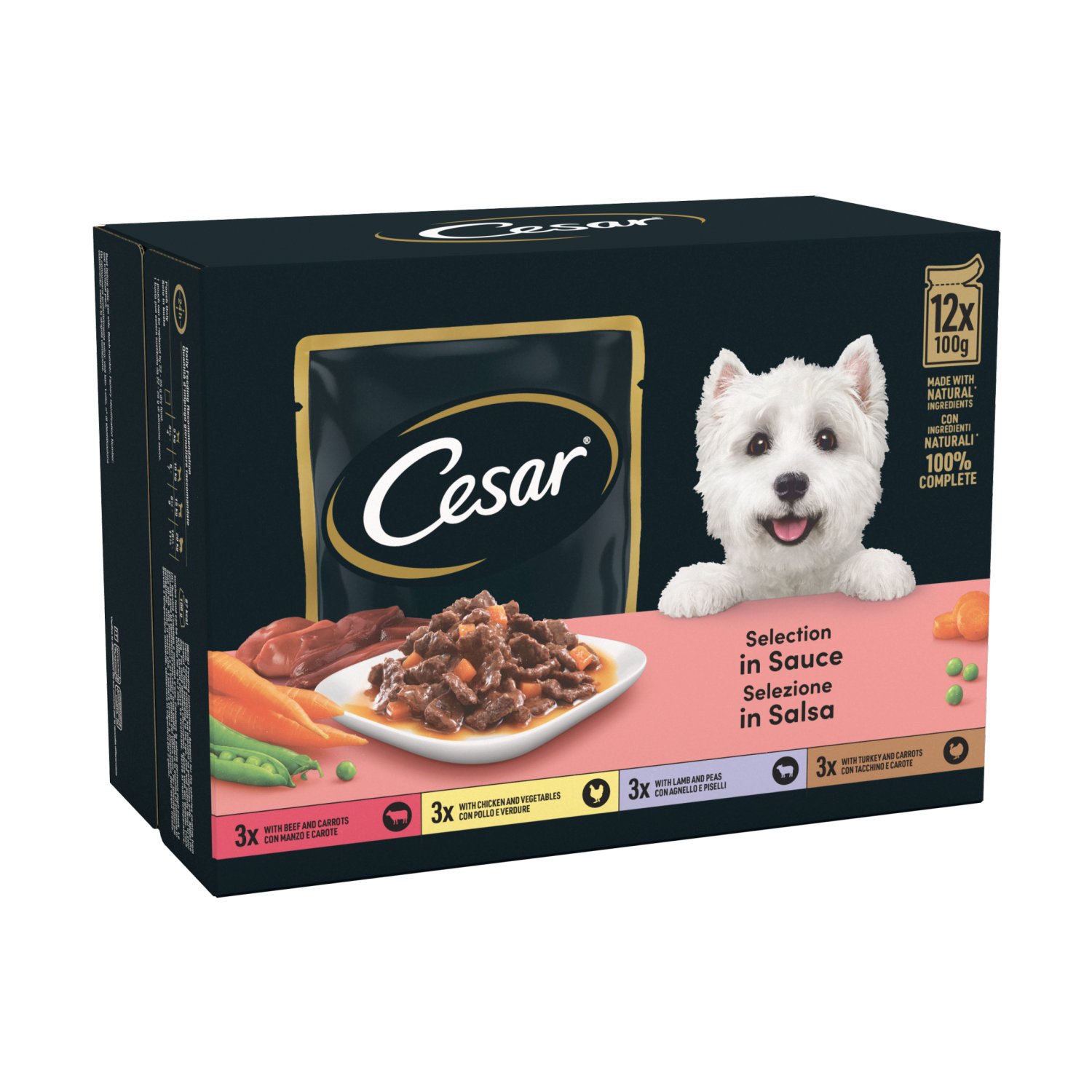 Cesar Selection in Sauce Variety Dog Food 12 Pack (1.2 kg) - Storefront EN