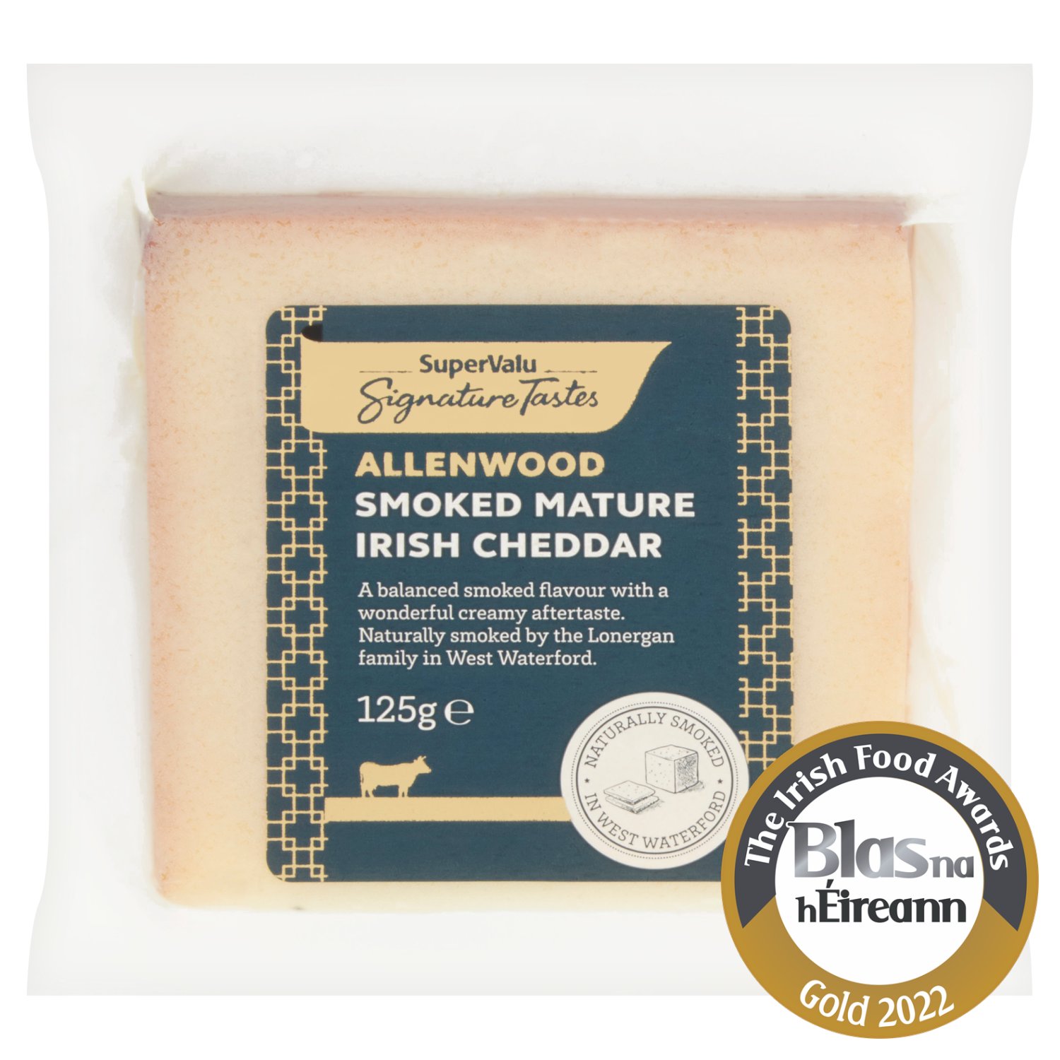 SuperValu Signature Tastes Allenwood Smoked Cheddar (120 g) - Storefront EN