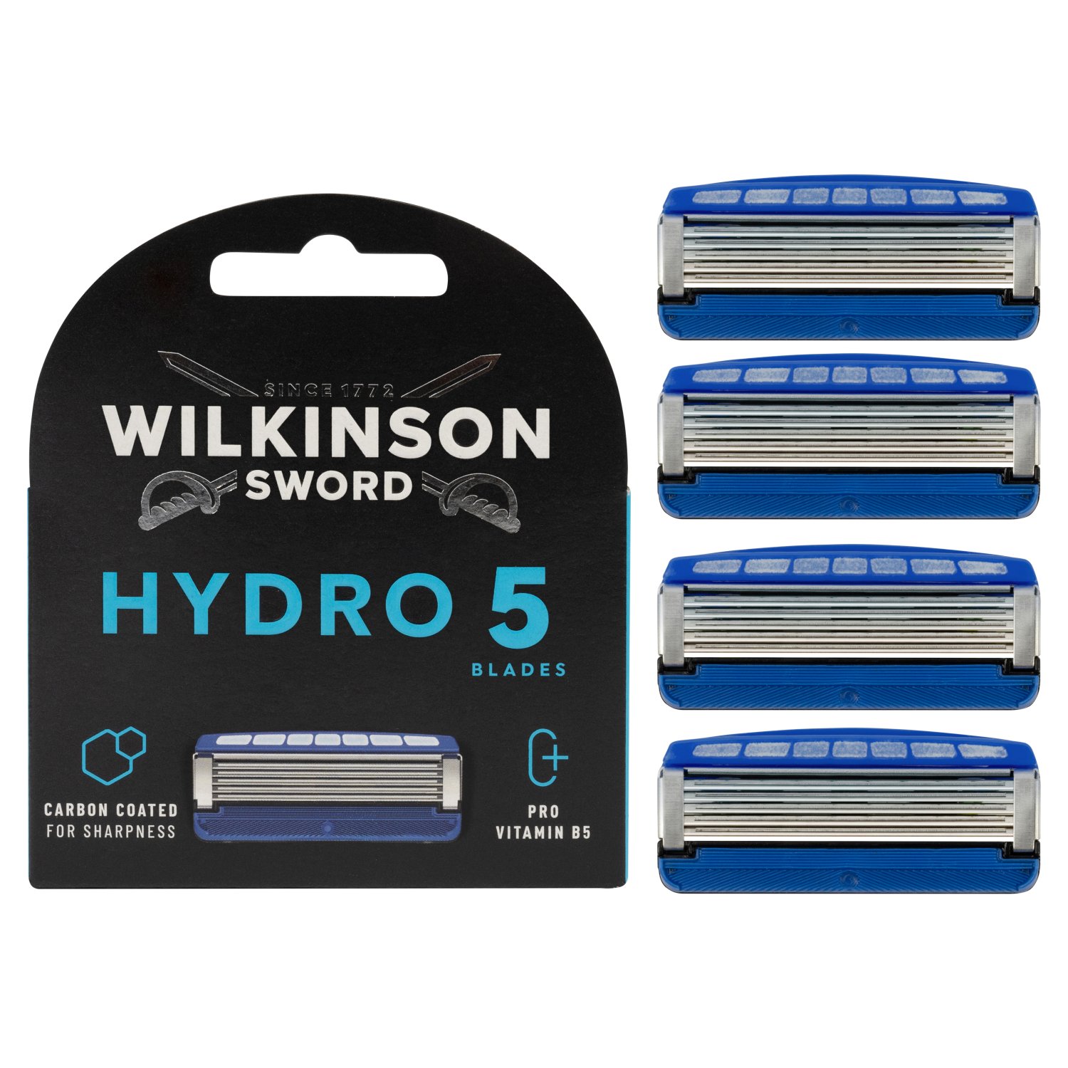 Wilkinson Sword Hydro 5 Skin Protection Mens Blade Refill (4 Piece ...