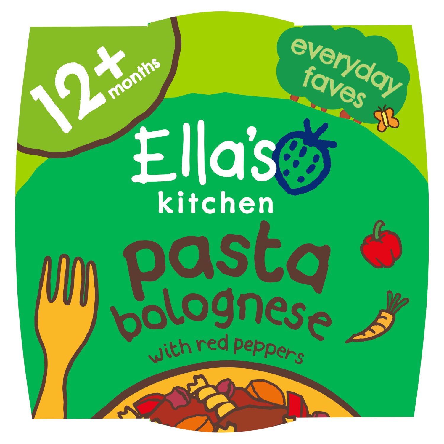 Ella's Kitchen Pasta Bolognese 12+Months (200 g) - Storefront EN