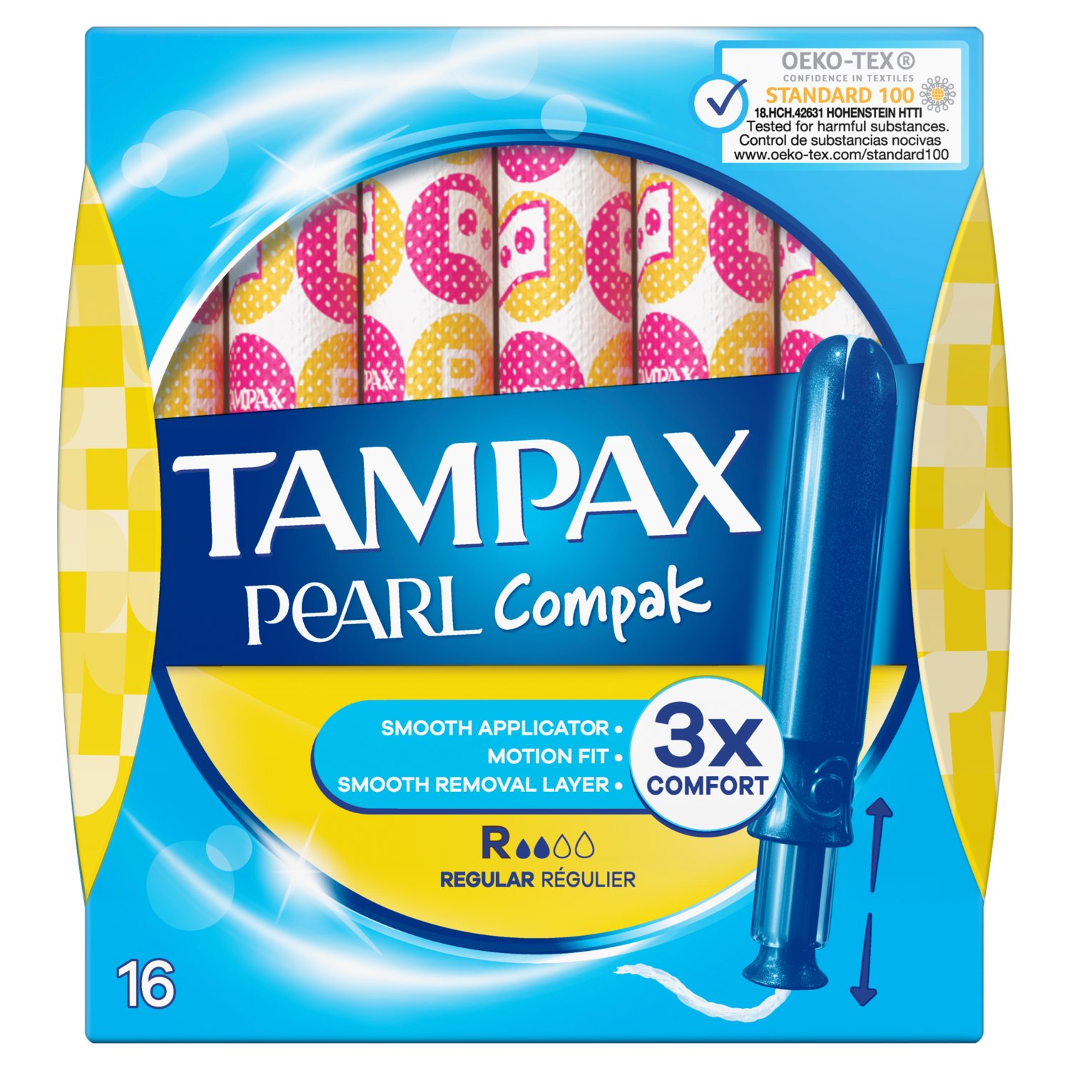 Tampax Compak Pearl Regular (16 Piece) - Storefront EN