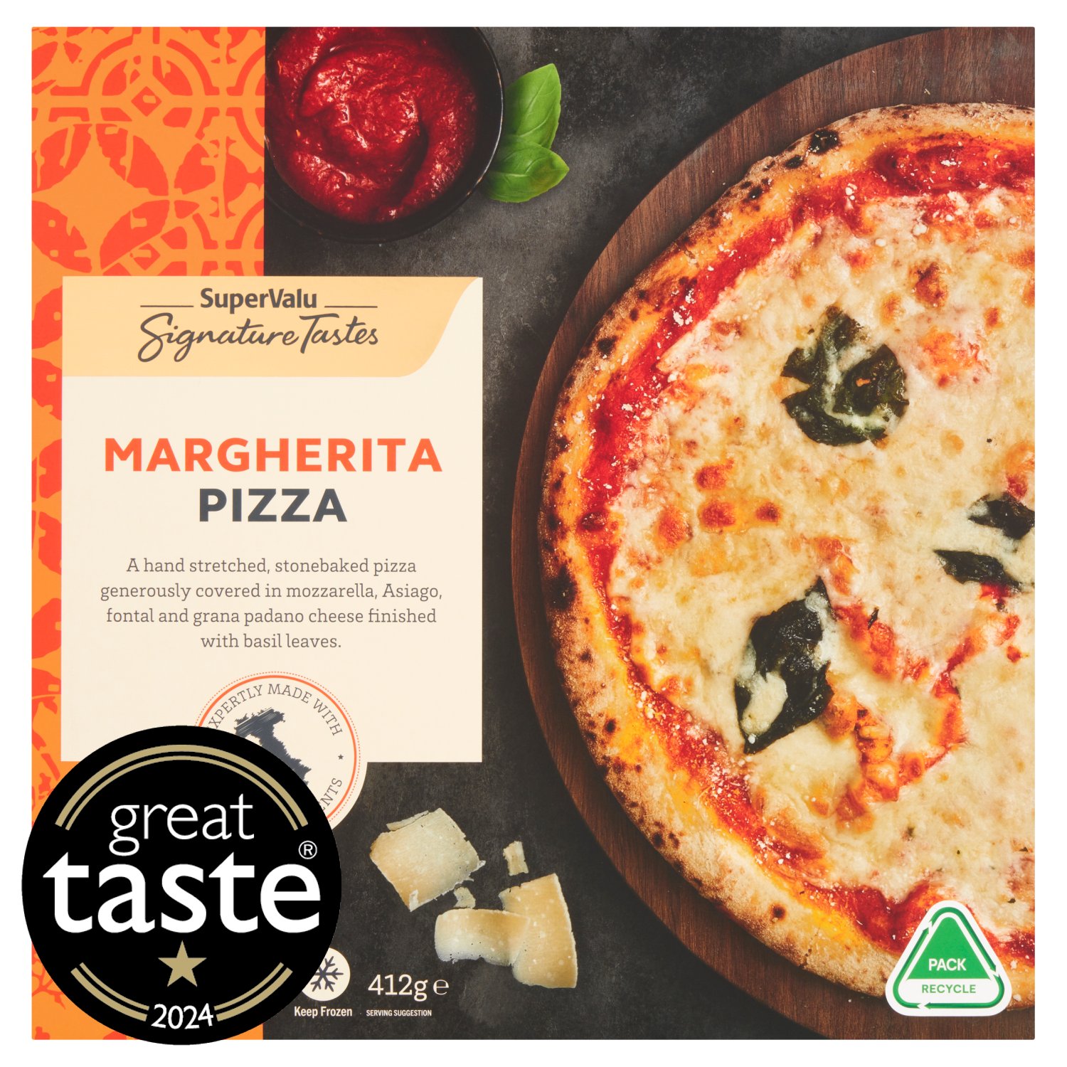 SuperValu Signature Tastes Margherita Pizza (412 g) - Storefront EN