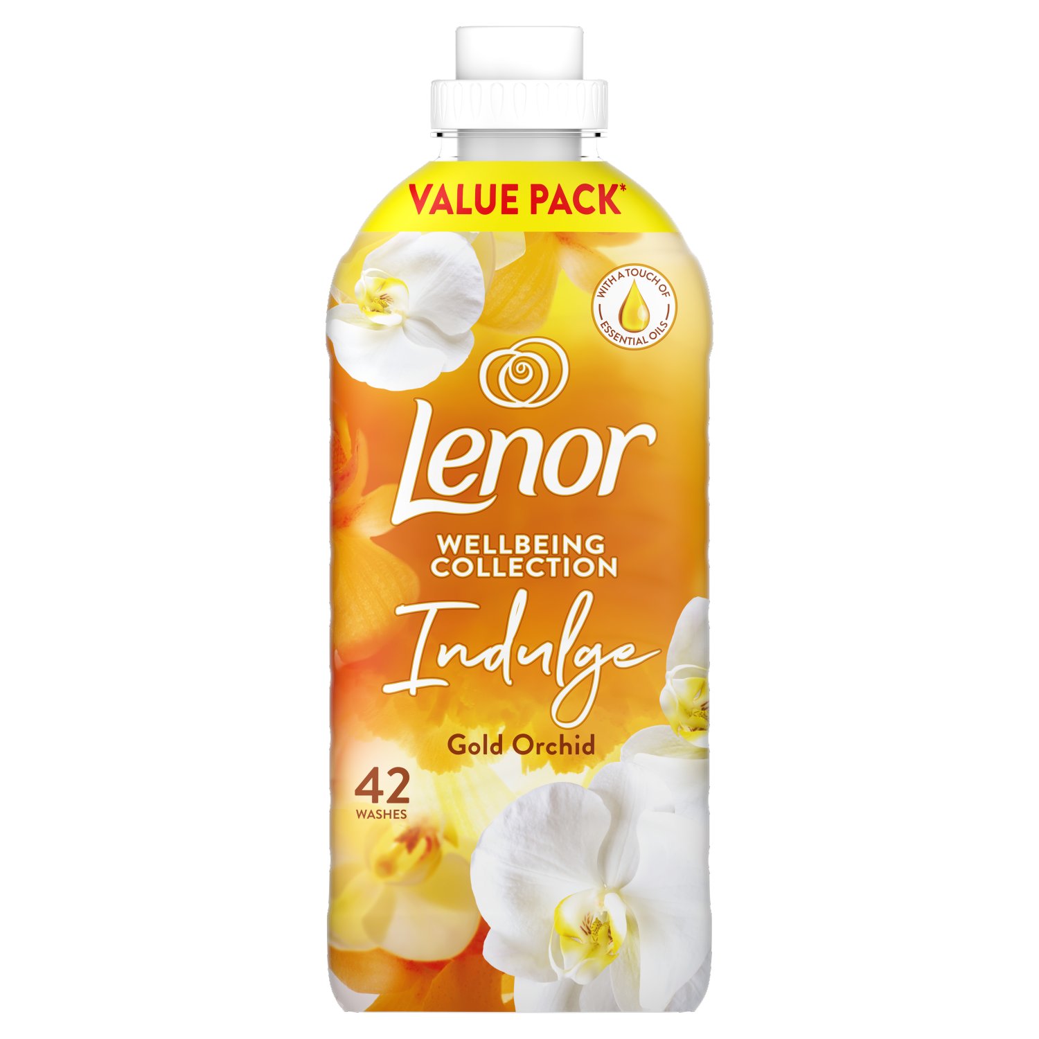 Lenor Gold Orchid Fabric Conditioner 42 Wash Value Pack (1.3 L ...