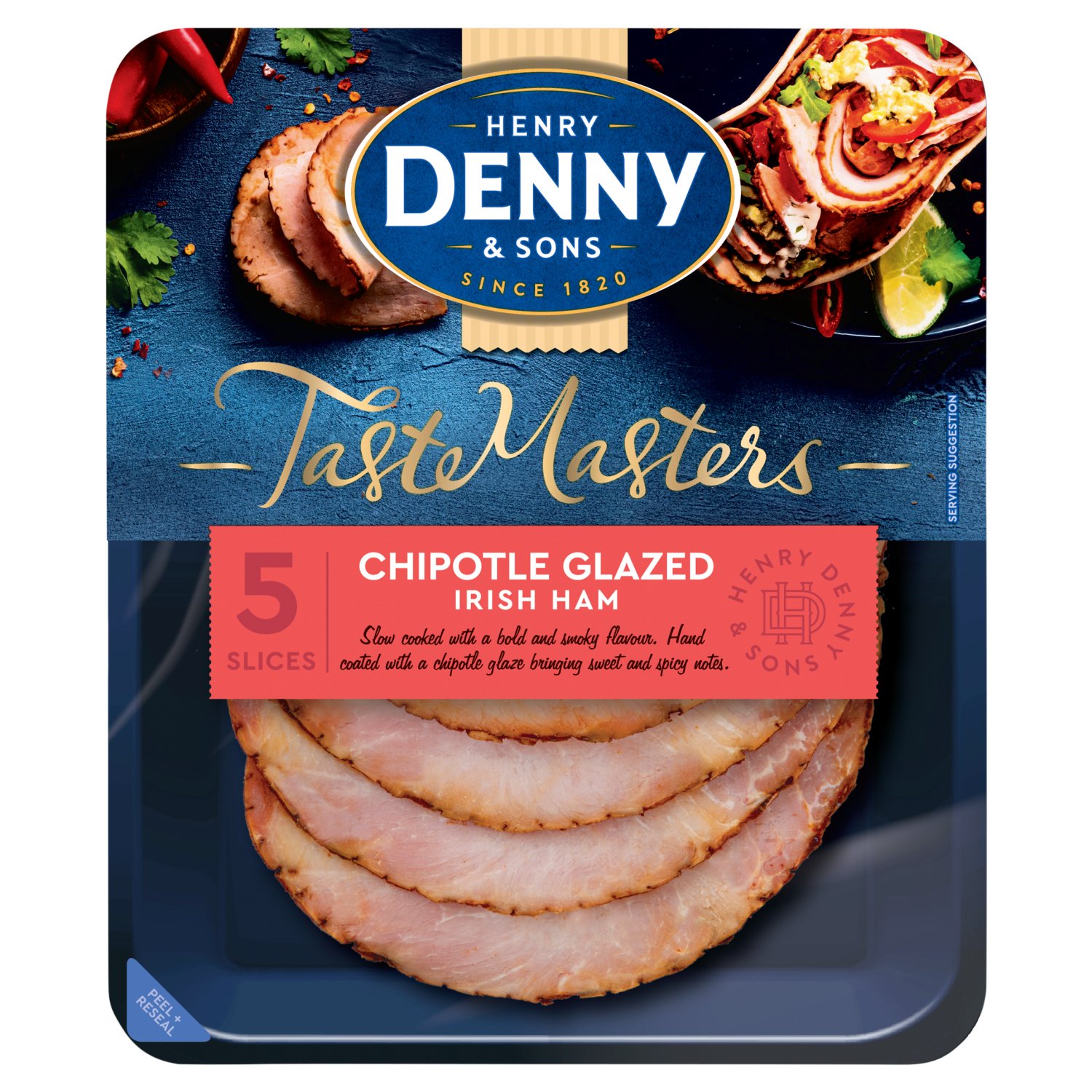 Denny Taste Masters Chipotle Glazed Ham 5 Slices (90 g) - Storefront EN