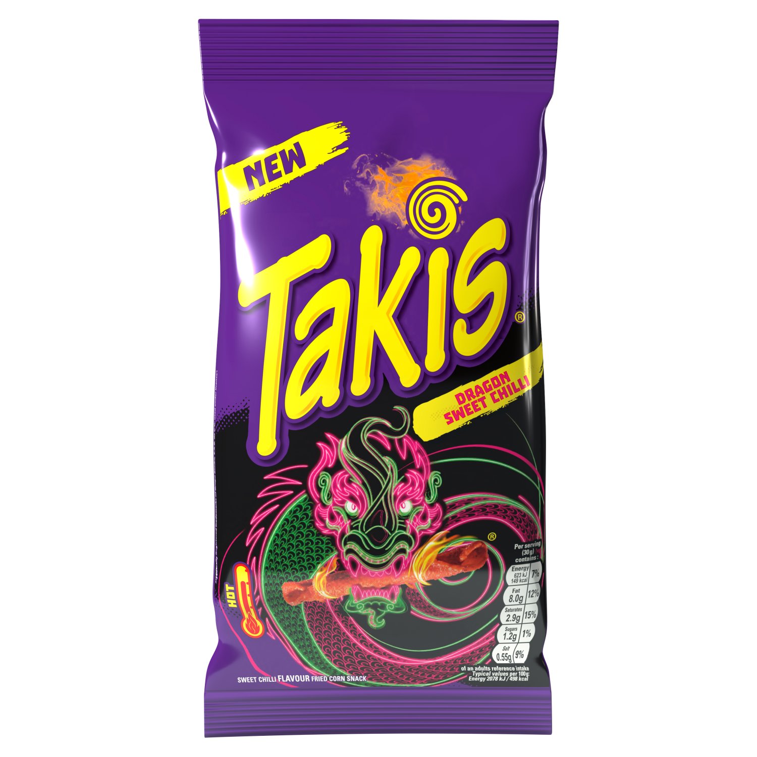 Takis Dragon Sweet Chilli Corn Snack (100 g) - Storefront EN