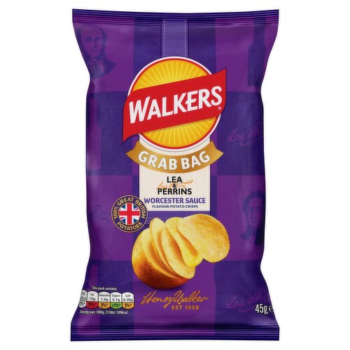 Walkers Worcester Sauce Crisps (45 g) - Storefront EN