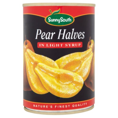 Sunny South Pear Halves Light Syrup (411 g) - Storefront EN