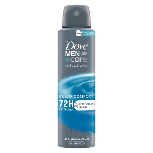 Dove Men+Care Clean Comfort Anti-perspirant Deodorant (150 ml ...