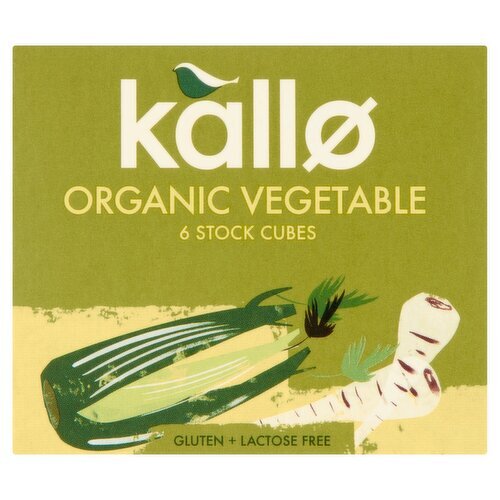 Kallo Organic Vegetable Stock Cube (66 g) - Storefront EN