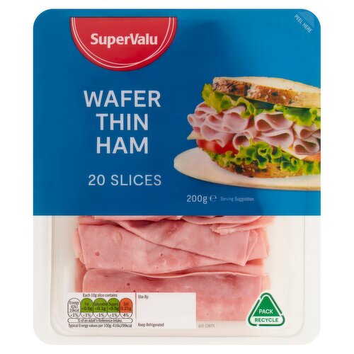 SuperValu Wafer Thin Ham Slices (200 g) - Storefront EN