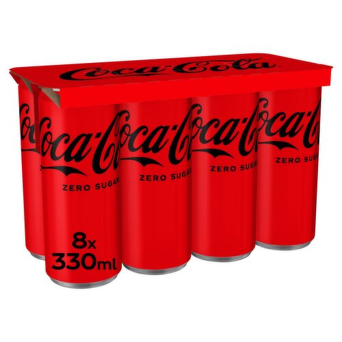 Coca-Cola Zero Sugar Can 8 Pack (330 ml) - Storefront EN
