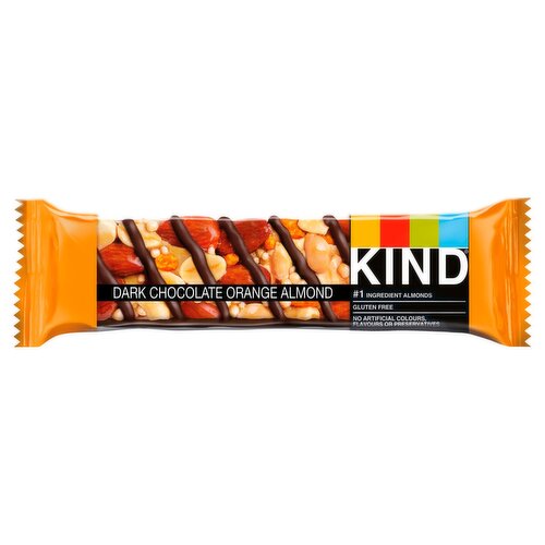 Kind Dark Chocolate Orange Almond Bar (40 g) - Storefront EN