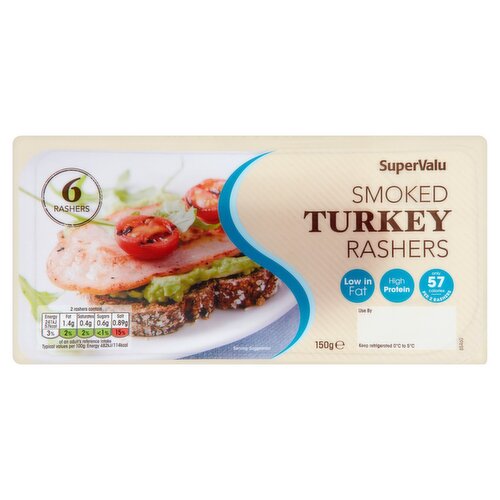 SuperValu Smoked Turkey Rashers (150 g) - Storefront EN