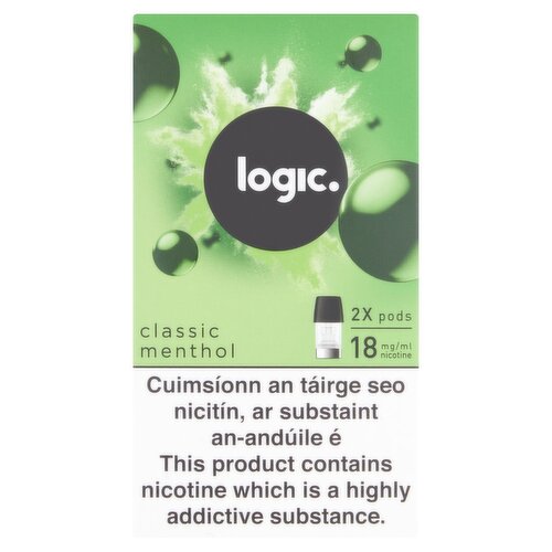 Logic Classic Menthol E-Liquid Pods 18mg (6 g) - Storefront EN