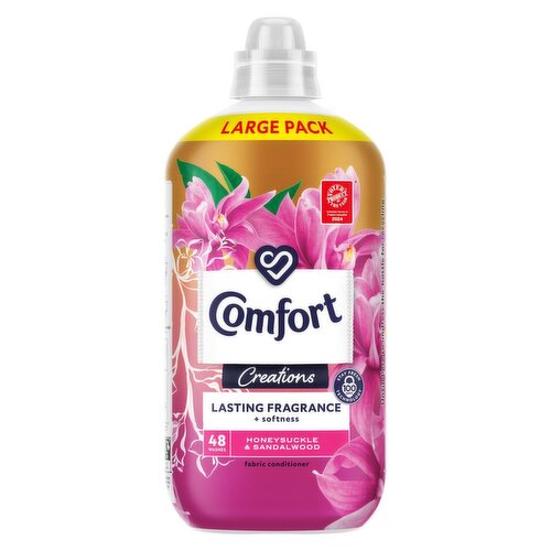 Comfort Creations Honeysuckle Fabric Conditioner 48 Wash (1.44 L ...