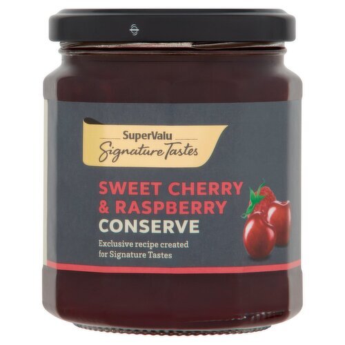 SuperValu Signature Tastes Raspberry Cherry Jam (340 g) - Storefront EN