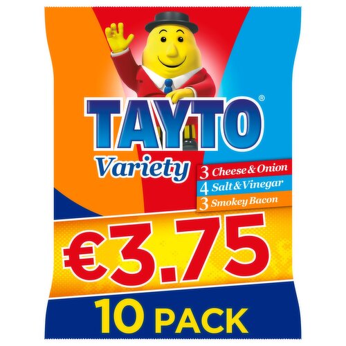 Tayto Assorted 10 Pack (250 g) - Storefront EN