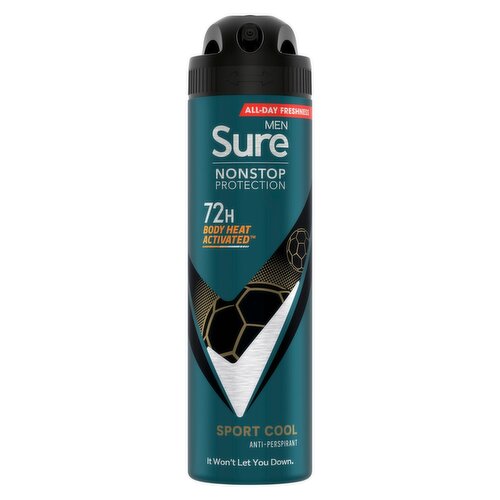 Sure For Men Antiperspirant Sport Cool Nonstop (150 ml) - Storefront EN