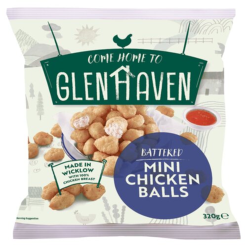 Glenhaven Mini Battered Chicken Balls (320 g) - Storefront EN