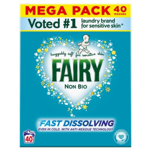 Fairy Non Bio Powder 40 Wash Mega Pack (2.4 kg) - Storefront EN